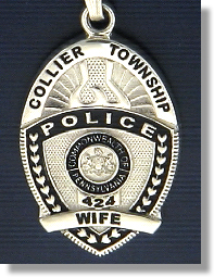 Collier Township, Pennsylvania Police Badge Charms