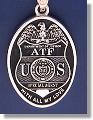 US ATF Agent Badge Charms