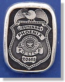 Phoenix, Arizona Police Badge Charms