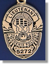 Phoenix, Arizona Police Badge Charms