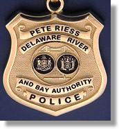 Delaware River and Bay Authority Police Badge Charms
