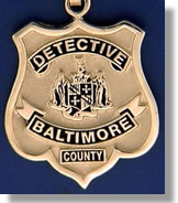 Baltimore County, Maryland Police Badge Charms