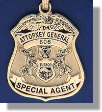 Attorney General, Michigan Badge Charms