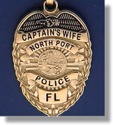North Port, Florida Police Badge Charms