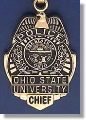 Ohio State University Police Badge Charms