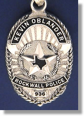 Rockwall, Texas Police Badge Charms