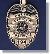 Roseville, Minnesota Police Badge Charms