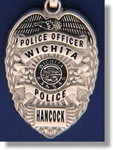 Topeka, Kansas Police Badge Charms
