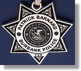Burbank, Illinois Police Badge Charms