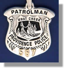 Providence, Rhode Island Police Badge Charms