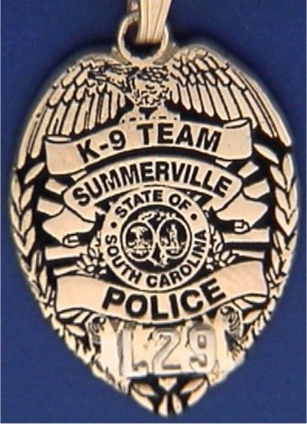 Summerville, South Carolina Police Badge Charms