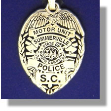 Summerville, South Carolina Police Badge Charms