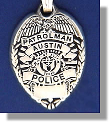 Austin, Texas Police Badge Charms