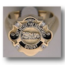 Custom Designed Badge Style Rings