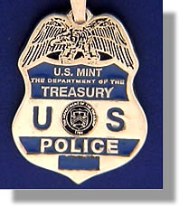 The Department of The Treasury Badge Charms
