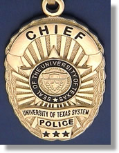University Of Texas Police Badge Charms