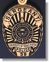 University Of Texas Police Badge Charms